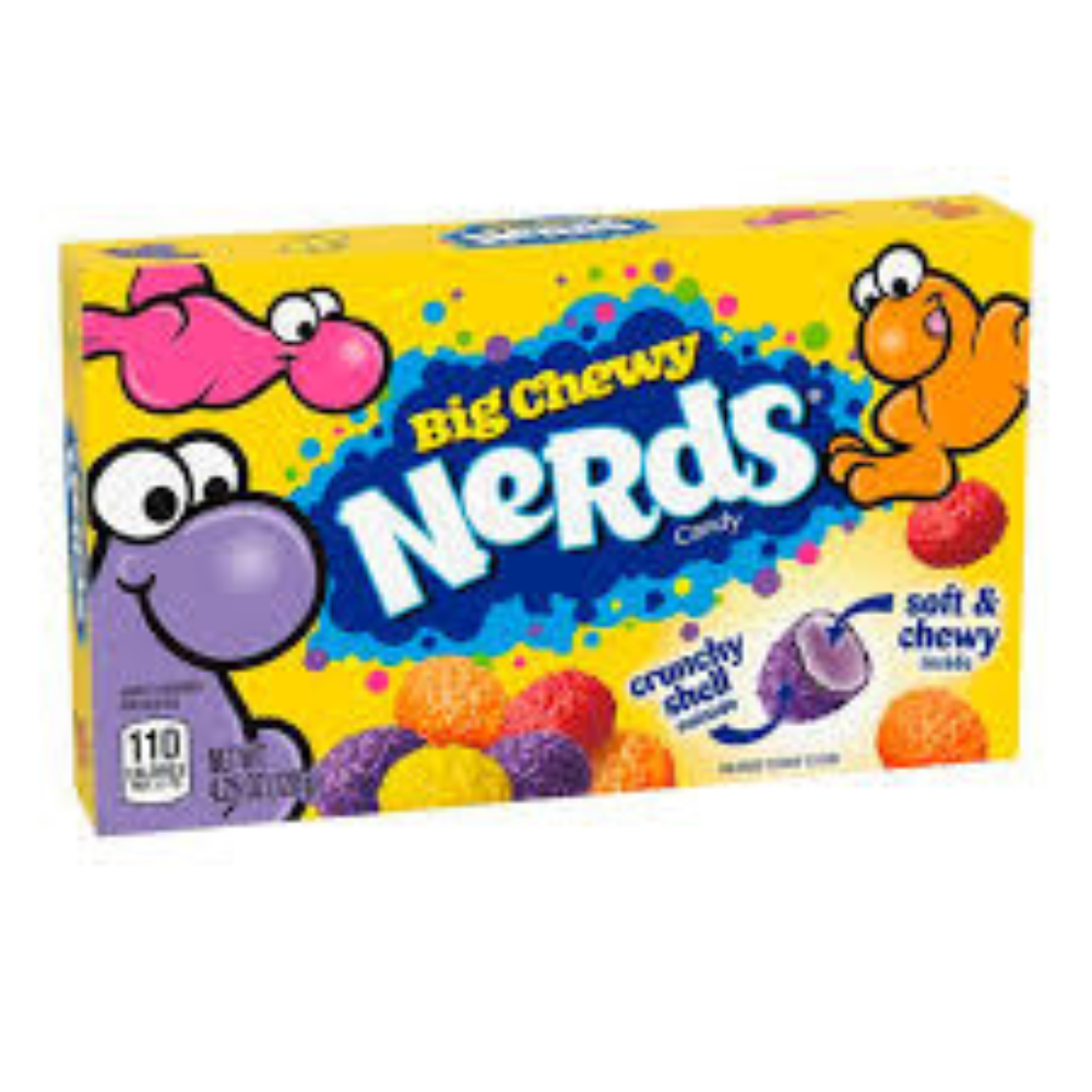 Paquete de 12 piezas Nerds Big Chewy Theater Box 120 G – Borreguito.com